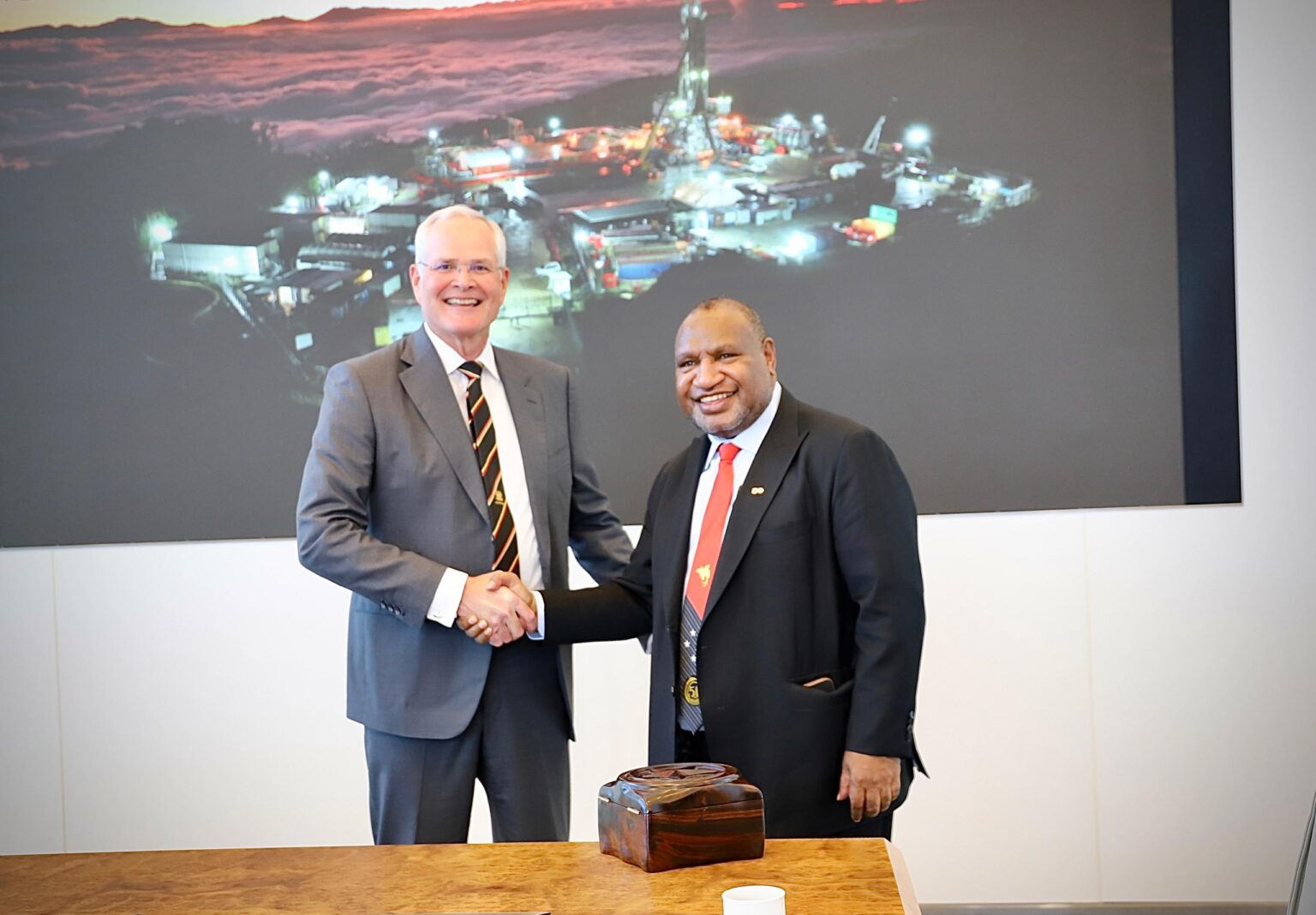 Prime Minister Marape Engages ExxonMobil Leadership in Houston to ...